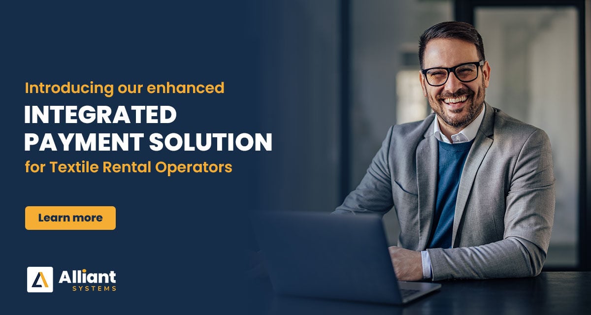 Alliant Systems Introduces Enhanced Integrated Payment Solution for Textile Rental Operators